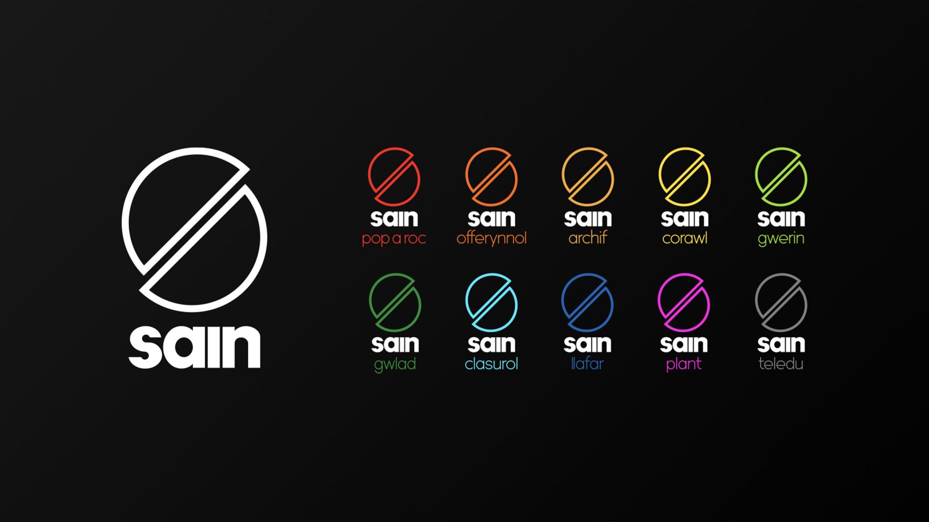 Celt Iwan's fresh identity for Sain, the iconic record label for Welsh ...