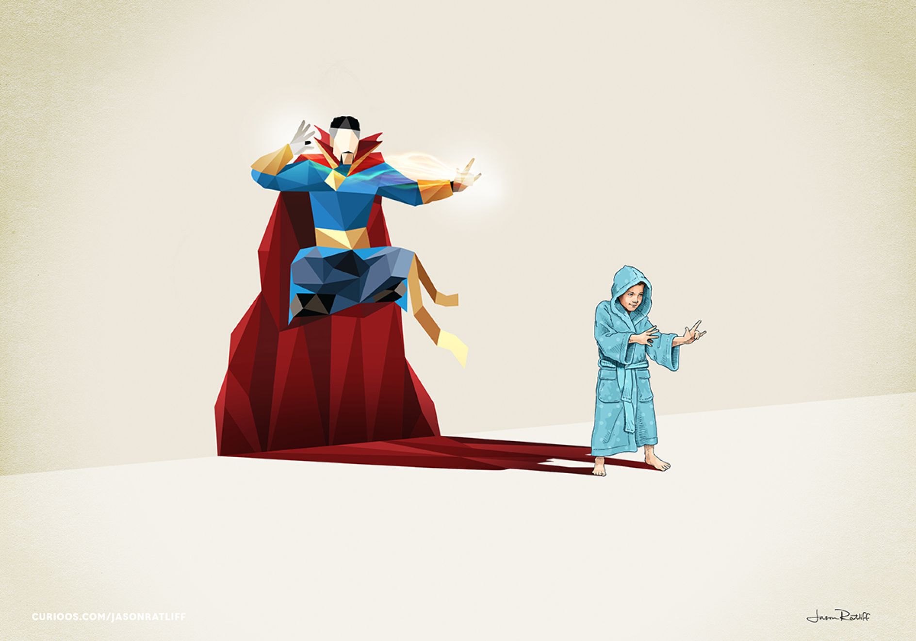 Super Shadows: Artist reminds children that superheroes are of all ...