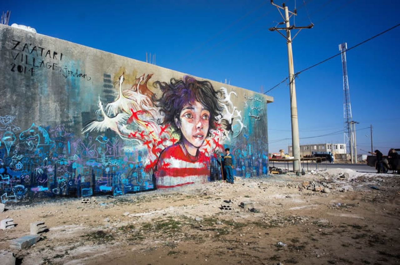 A street art project paints a brighter future for Syrian refugee camps ...