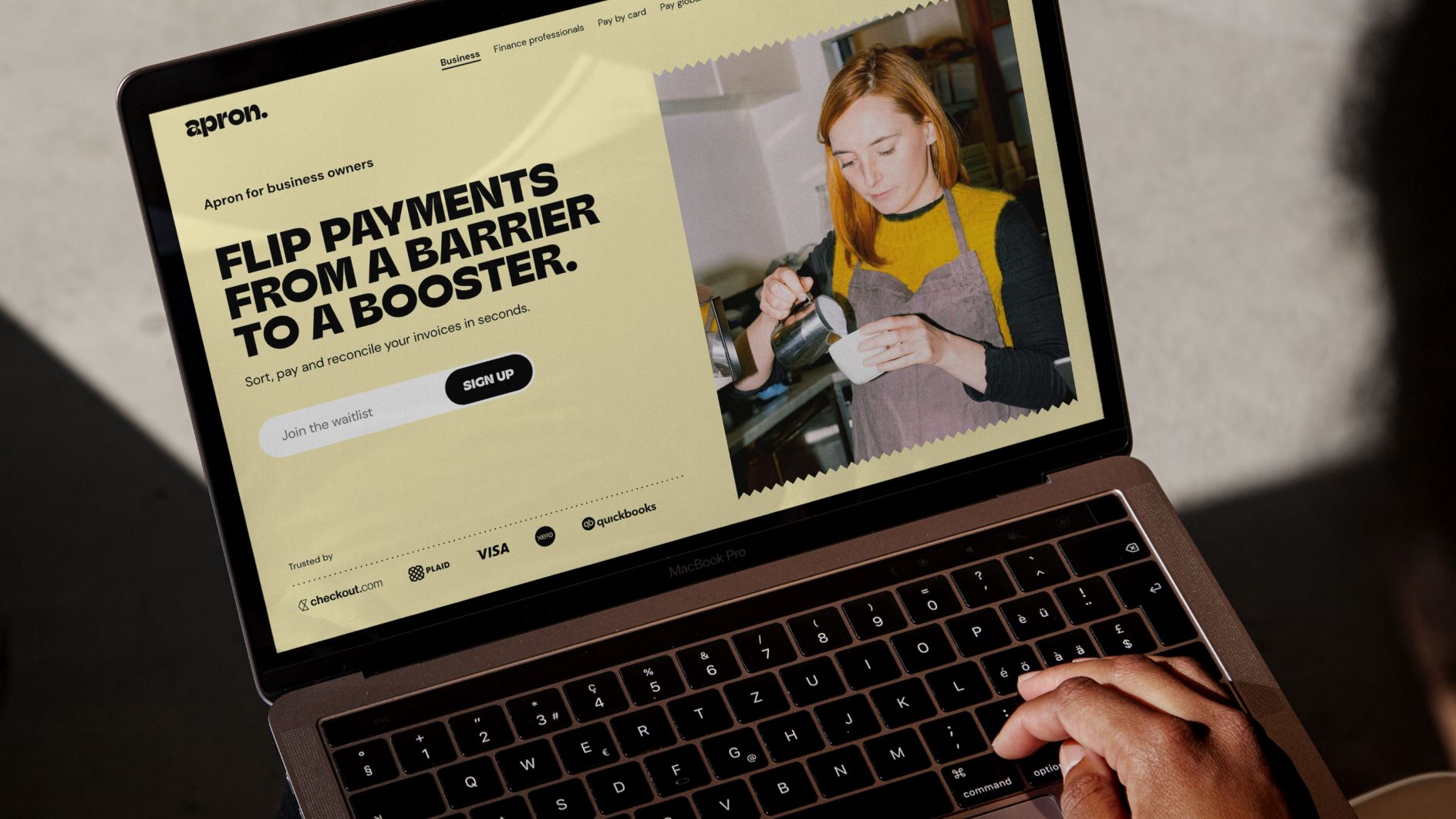 'Not just another fintech brand': a new identity for Apron shirks ...