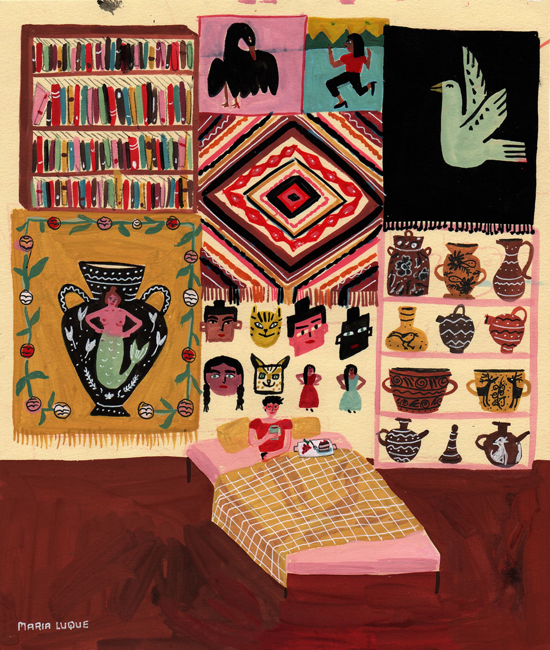María Luque's rich and colourful illustrations that reveal life in ...
