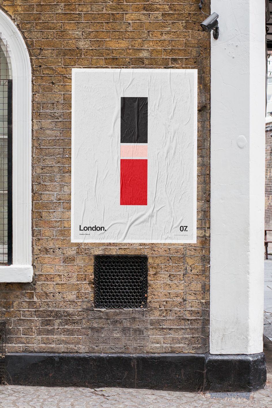 Minimal graphic art that represents London's biggest icons using only ...