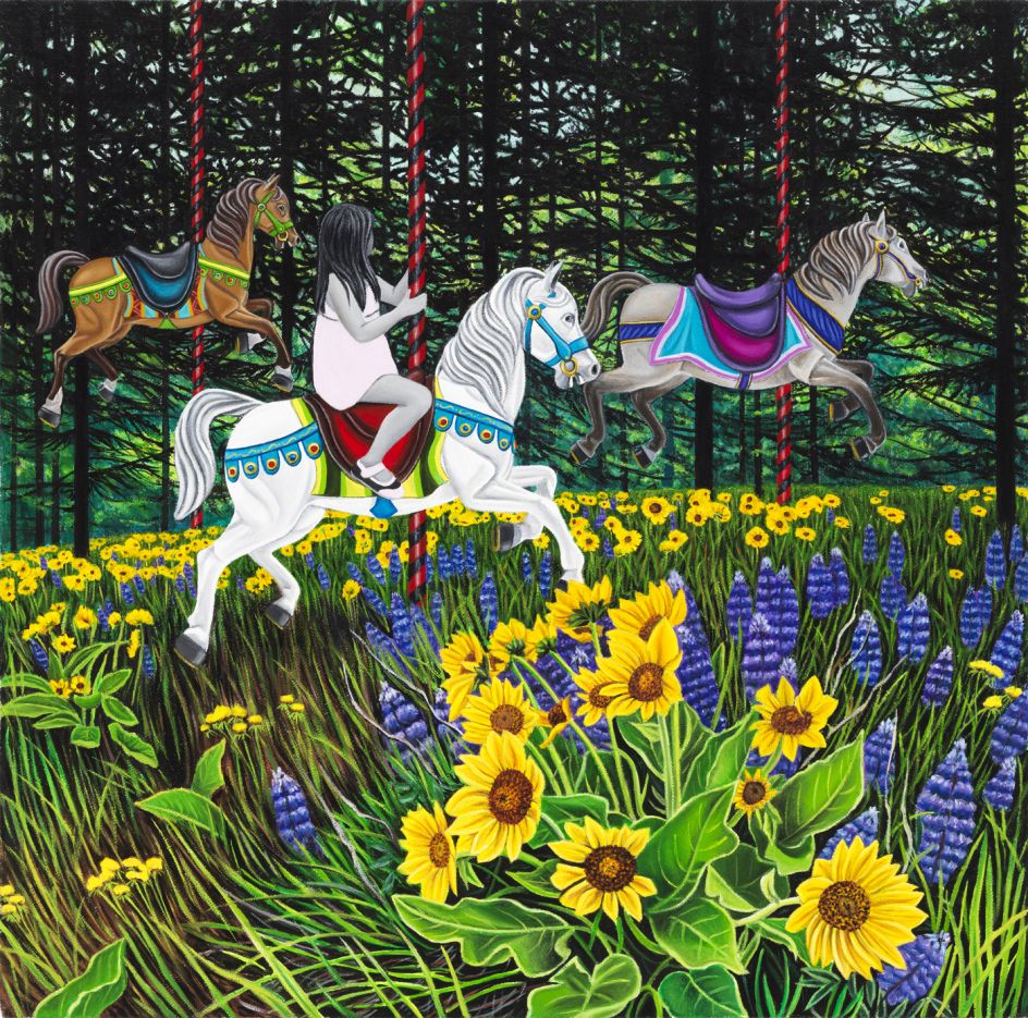 Nicole Gordon's dark and whimsical oil paintings find beauty in an ...