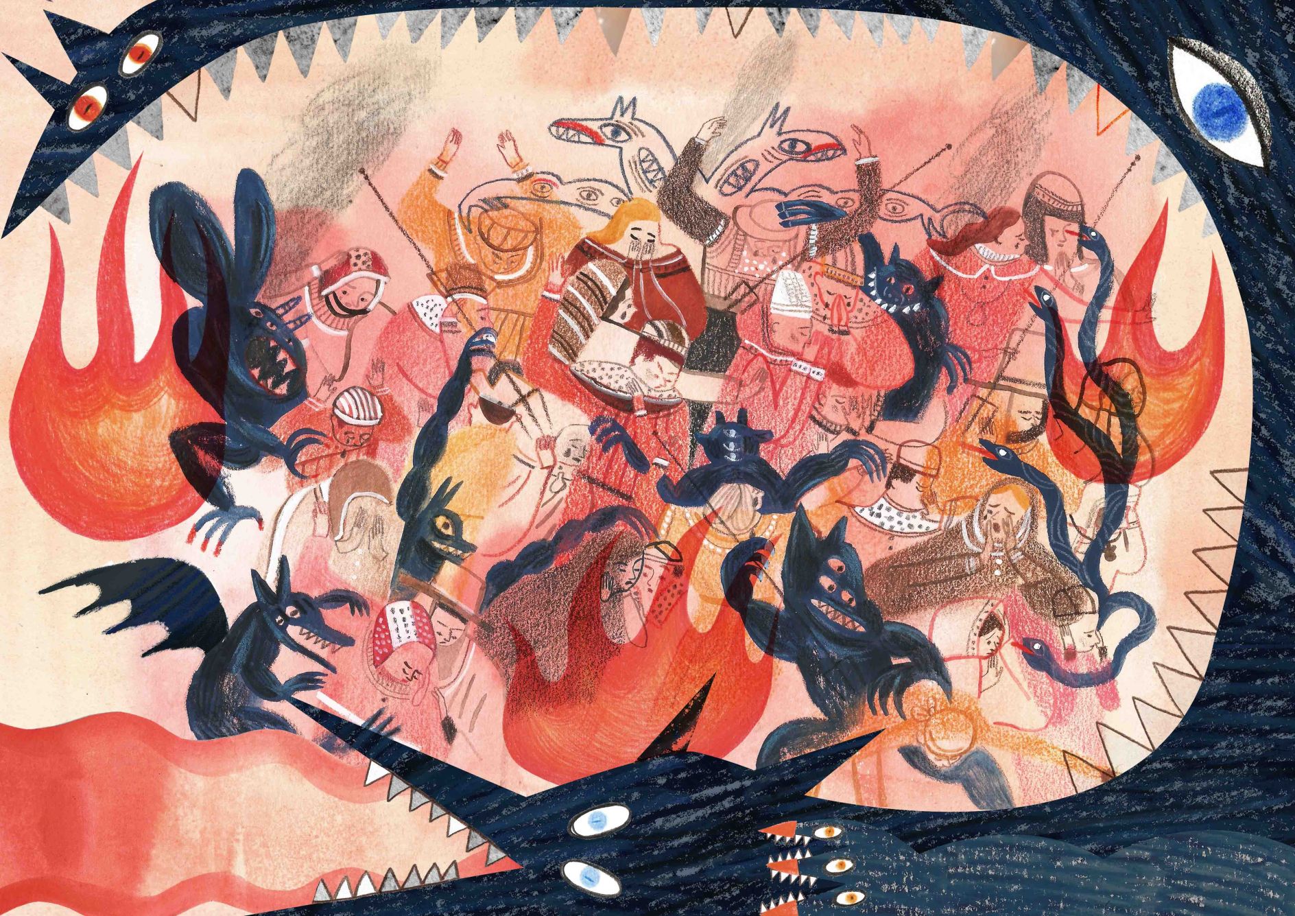 Illustrator Jiatong Liu fuses handcrafted and digital art to explore the colour blue | Creative Boom