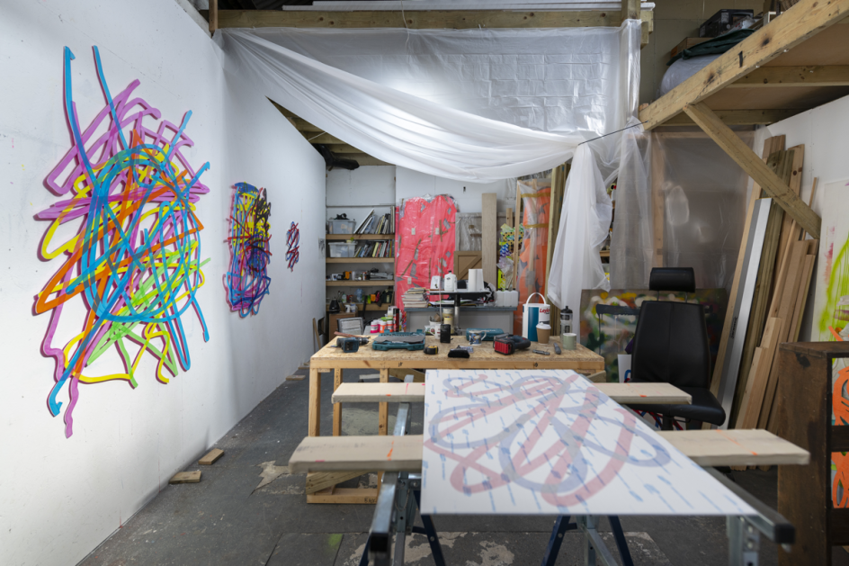 Inside the bright and colourful London studios of artists Ralph ...