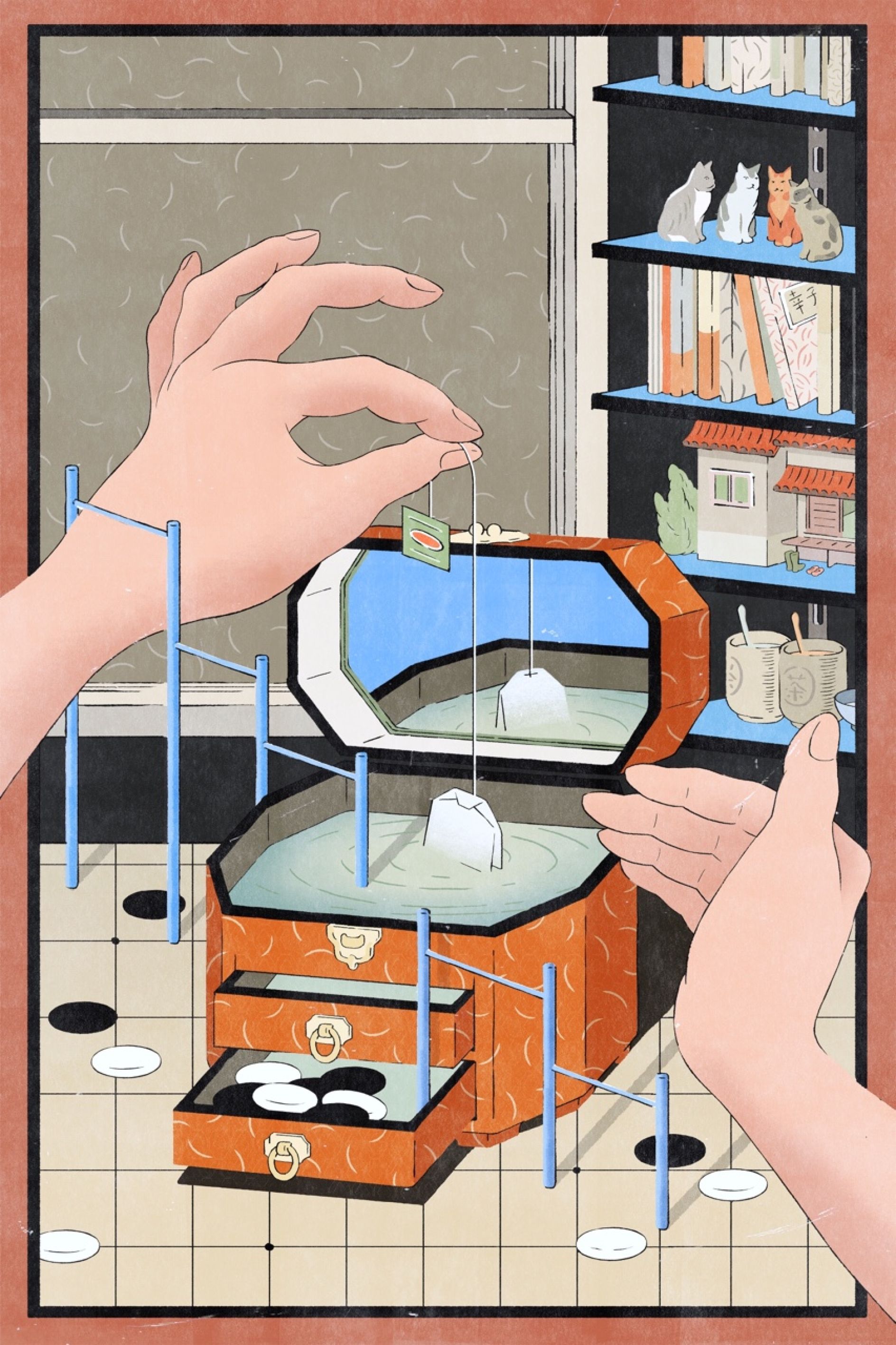 Jee-ook Choi's beautifully muted illustrations that turn the everyday ...