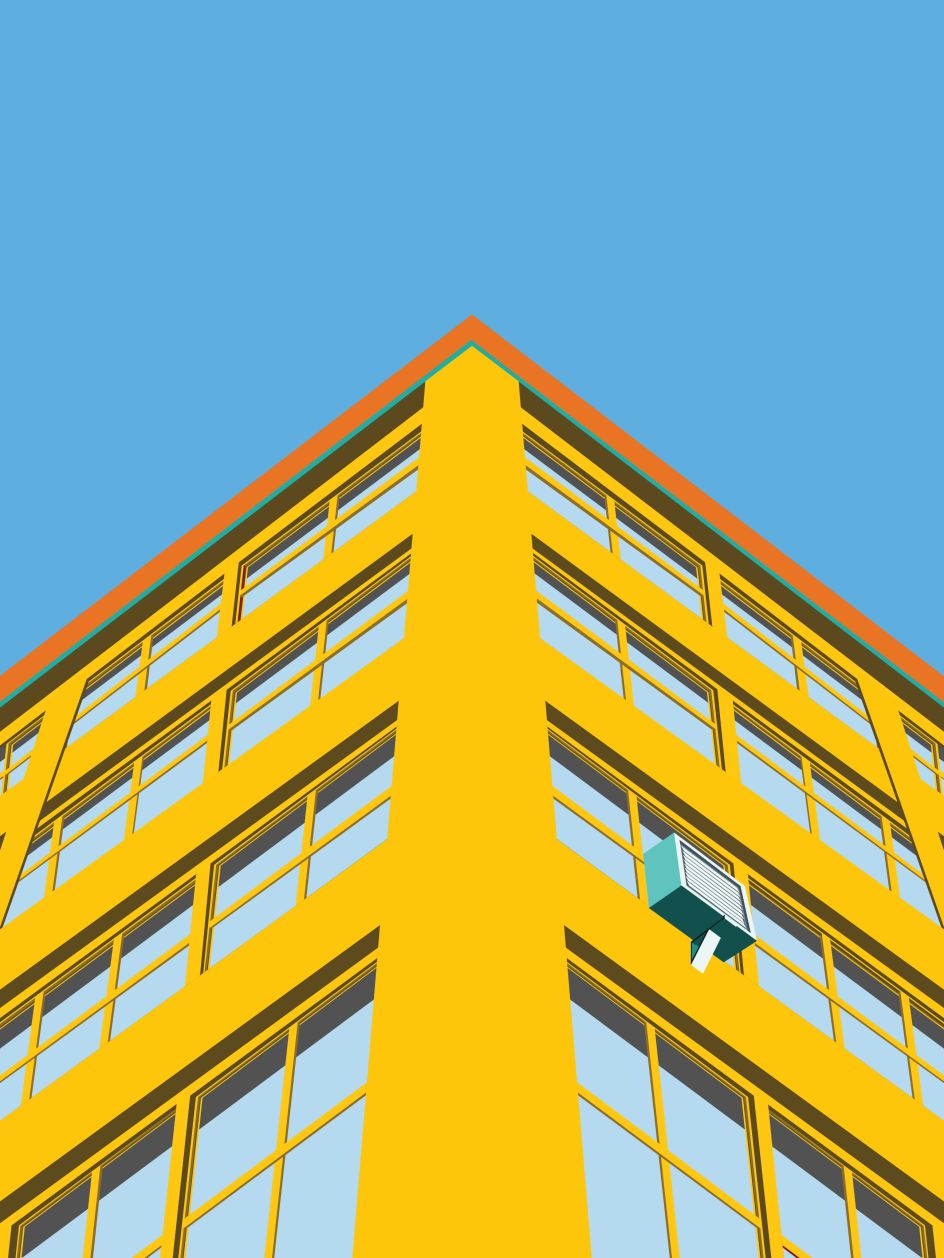 Ariel Sun's minimalist illustrations characterised by a stark contrast ...