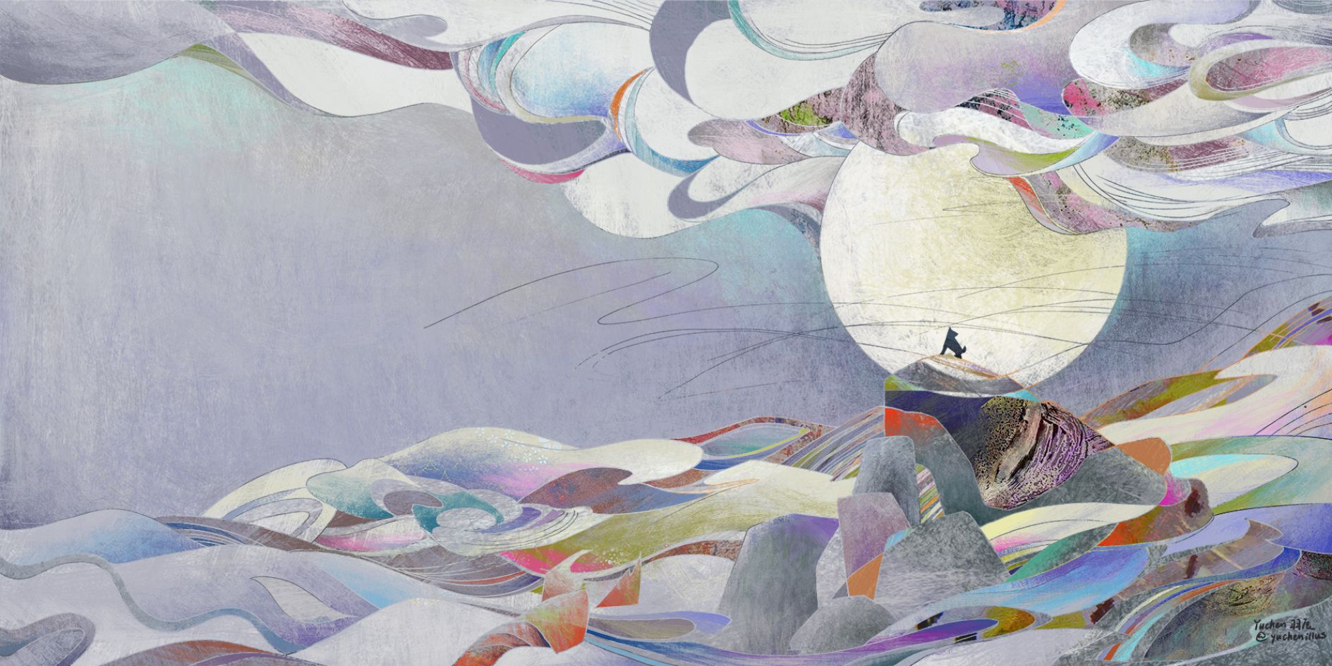 Yuchen Lu creates dreamlike illustrations inspired by Greek mythology ...