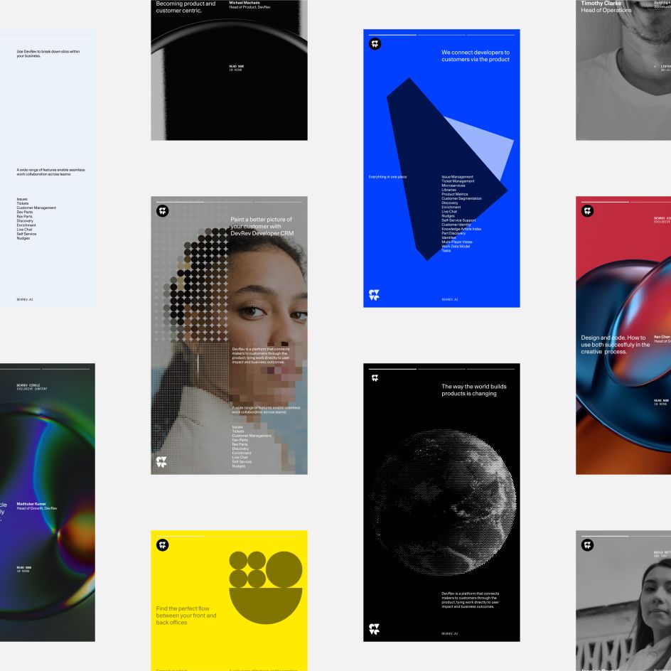 DevRev speaks to 'makers' through a new brand identity by Standard Projects | Creative Boom
