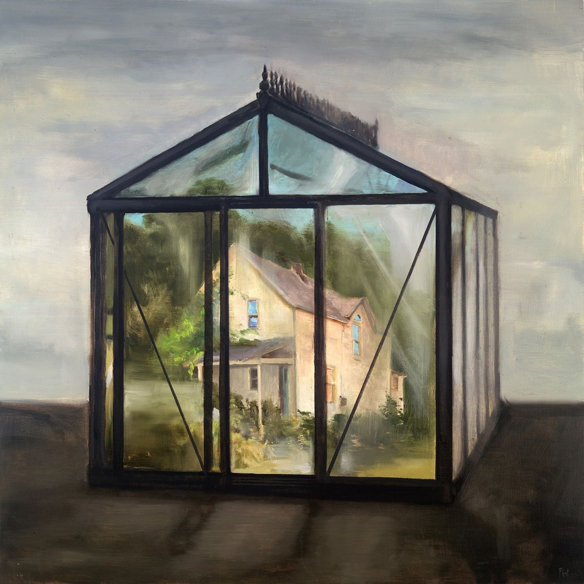 Artist creates beautiful paintings based on vintage images to merge the ...