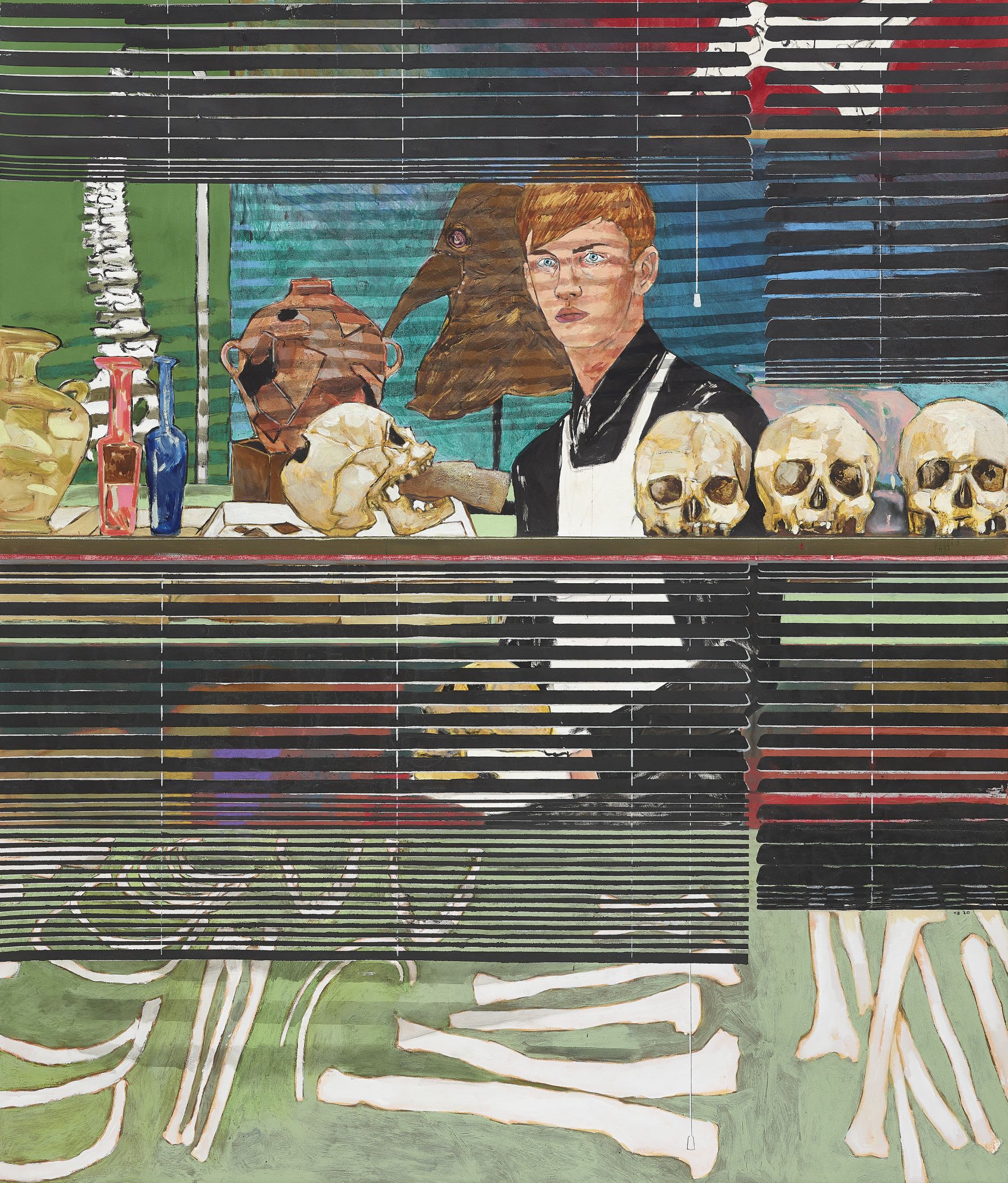 Paintings by Hernan Bas that explore Venice's history of life, death ...