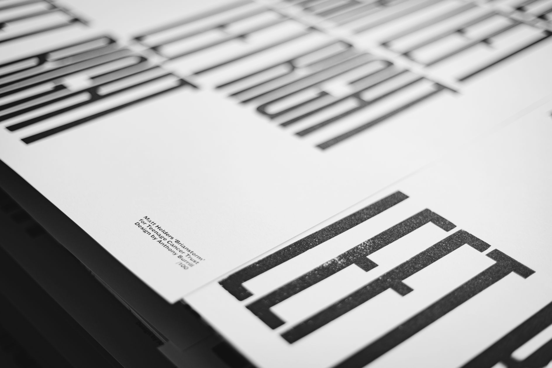 Anthony Burrill uses typography to visualise the work of rock's ...