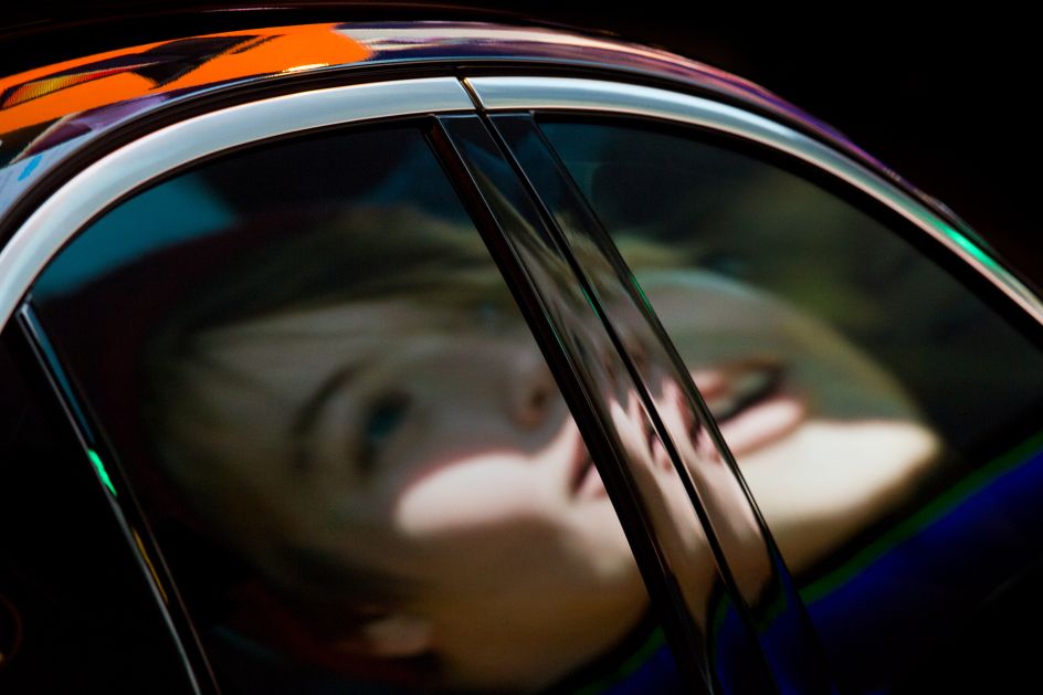 Nick Turpin's photographs of shiny cars reflecting the brightly-lit ...