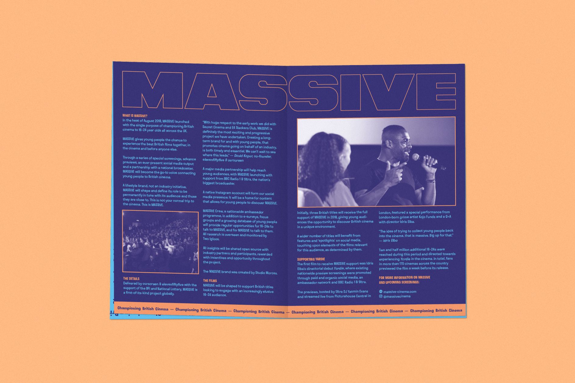 Studio Moross creates the identity for MASSIVE, connecting younger ...