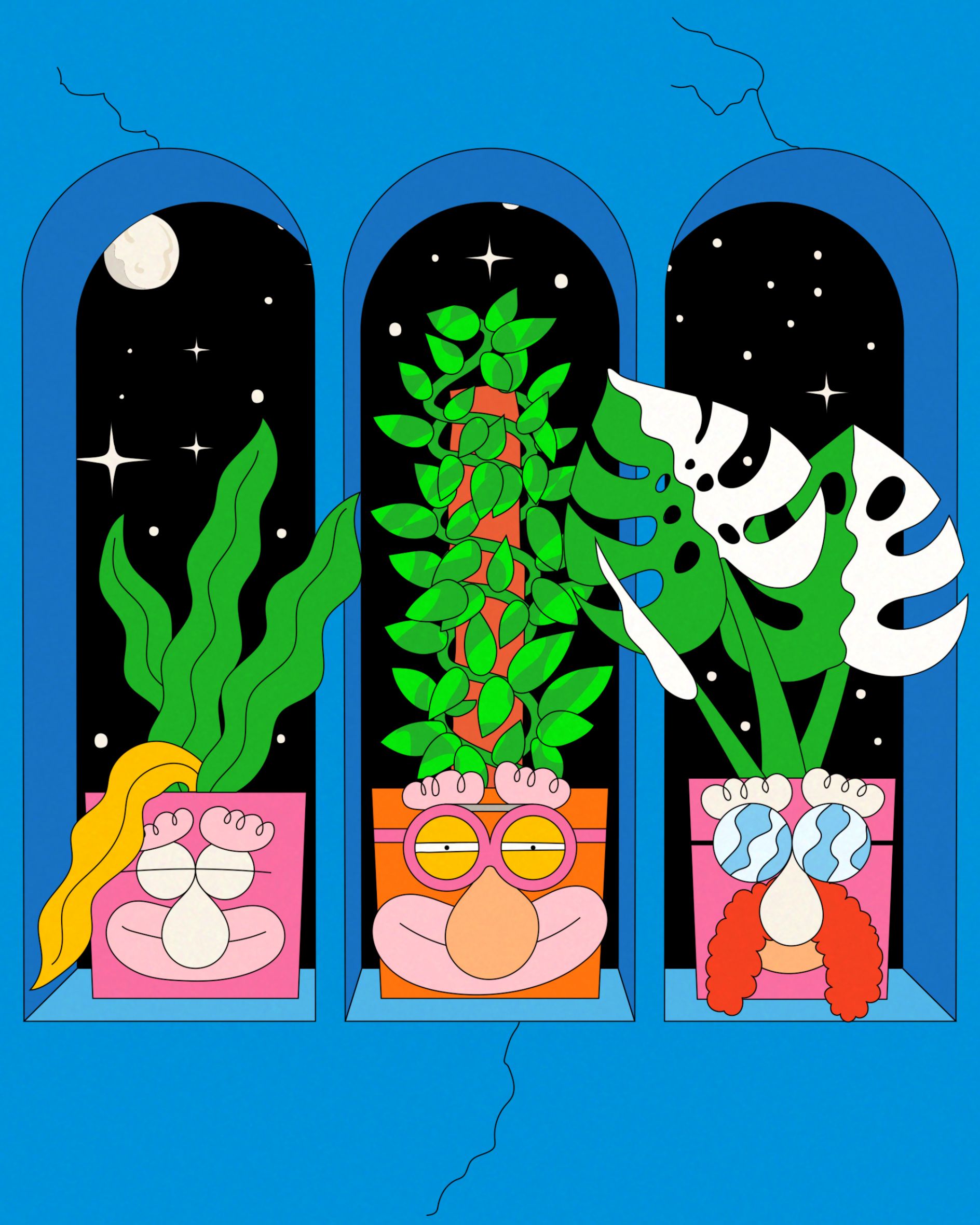 Nicko Phillips' cheeky illustrations feel like a hell of a holiday ...