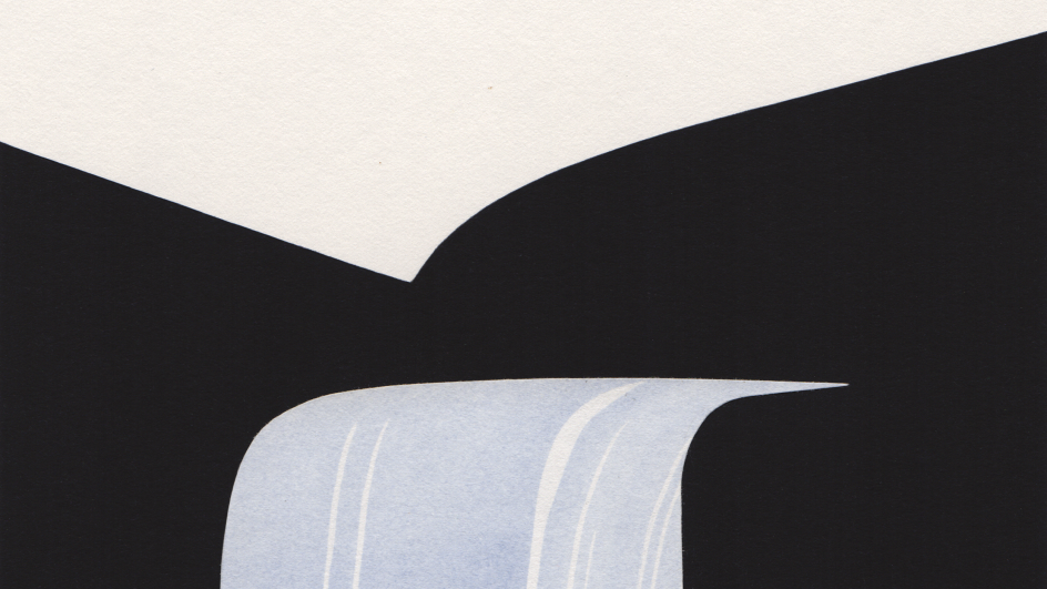 Thomas Danthony's meditative paper collages of waterfalls | Creative Boom
