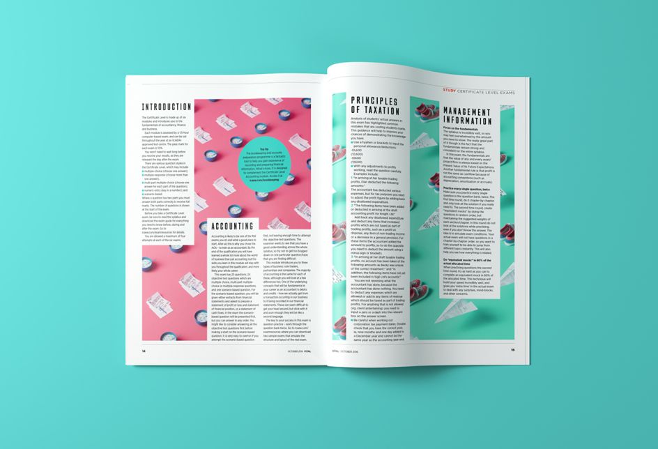 Vital magazine combines a bold colour palette with fun illustration to ...