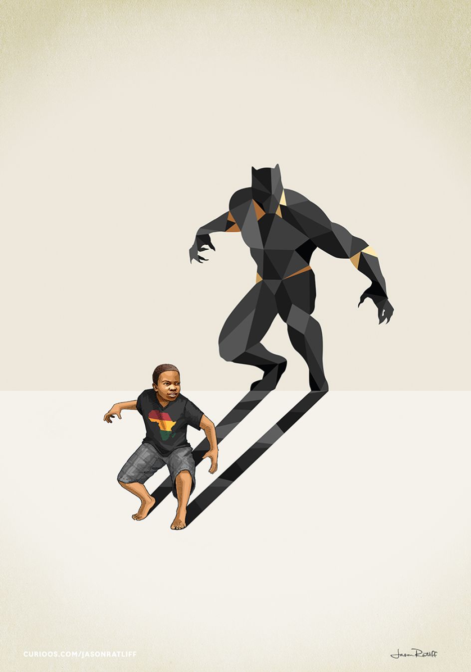 Super Shadows: Artist reminds children that superheroes are of all ...
