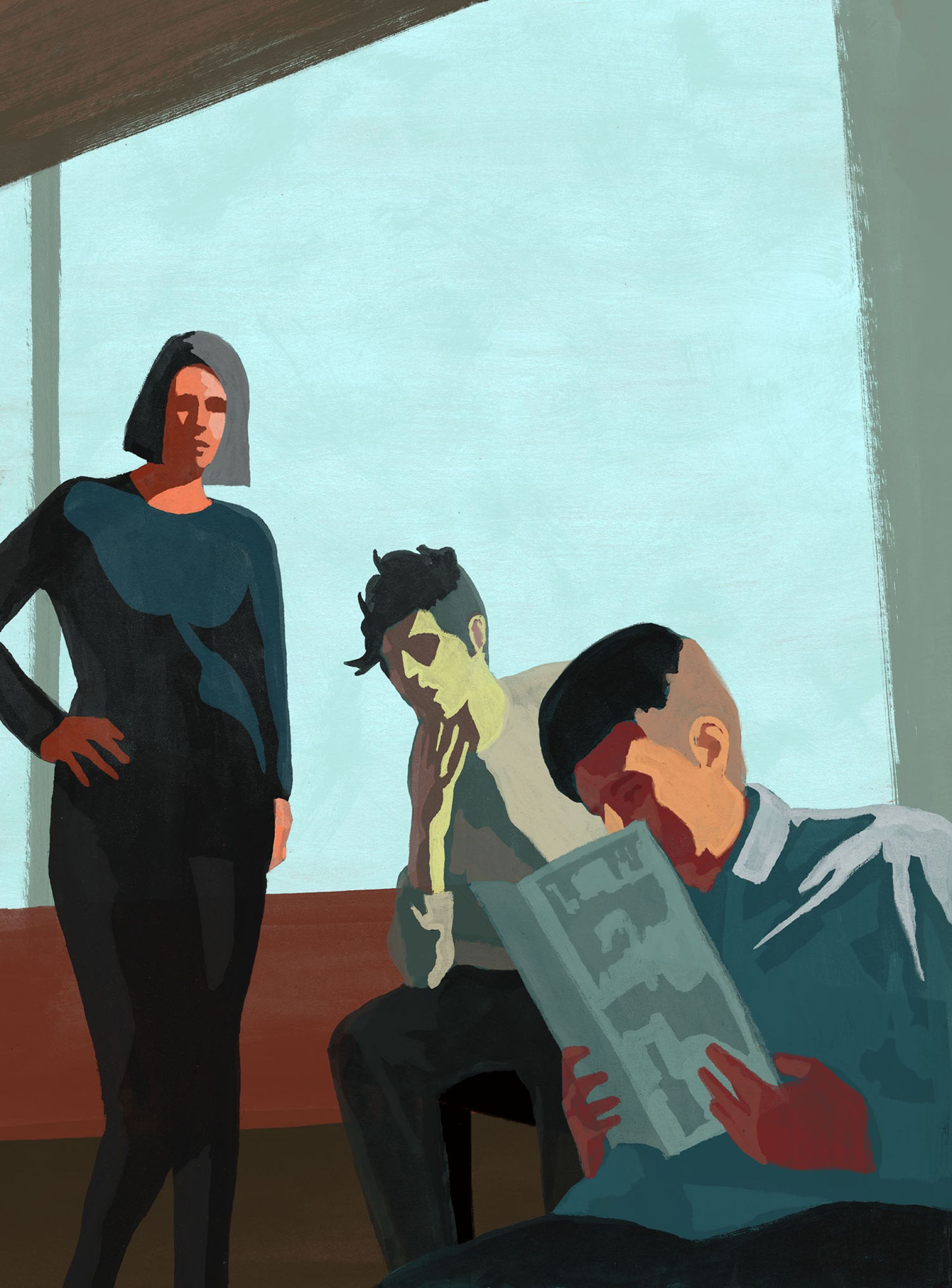 Dramatic illustrations that focus on colour and light by Tom Moore ...