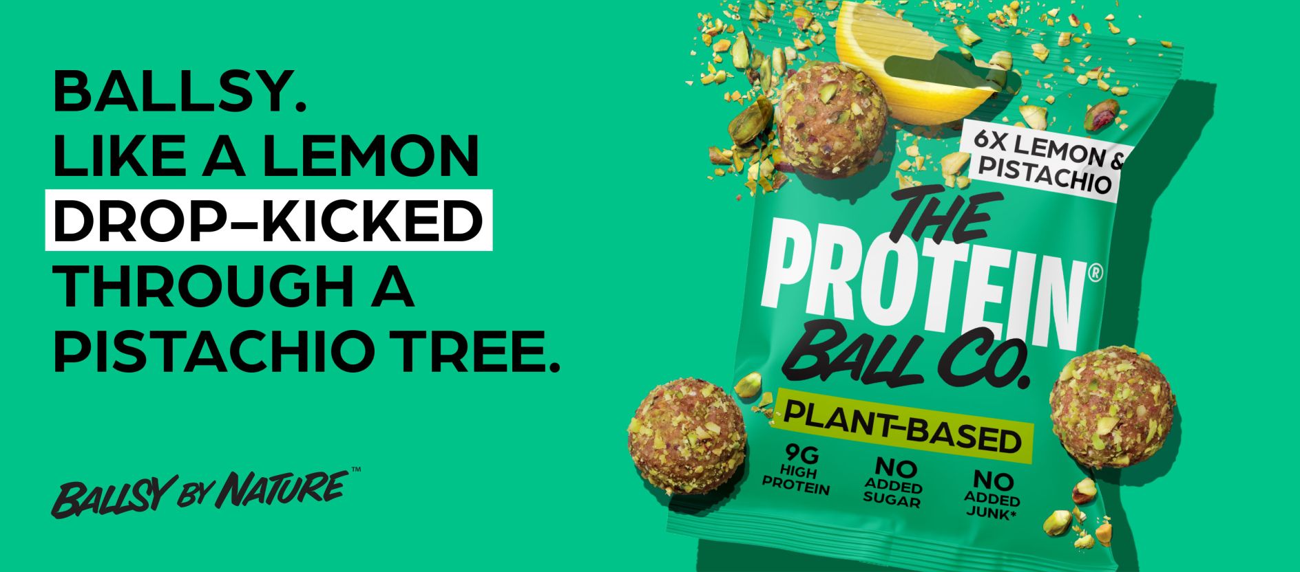 Robot Food rebrands The Protein Ball Co. with an unruly, 'Ballsy by ...