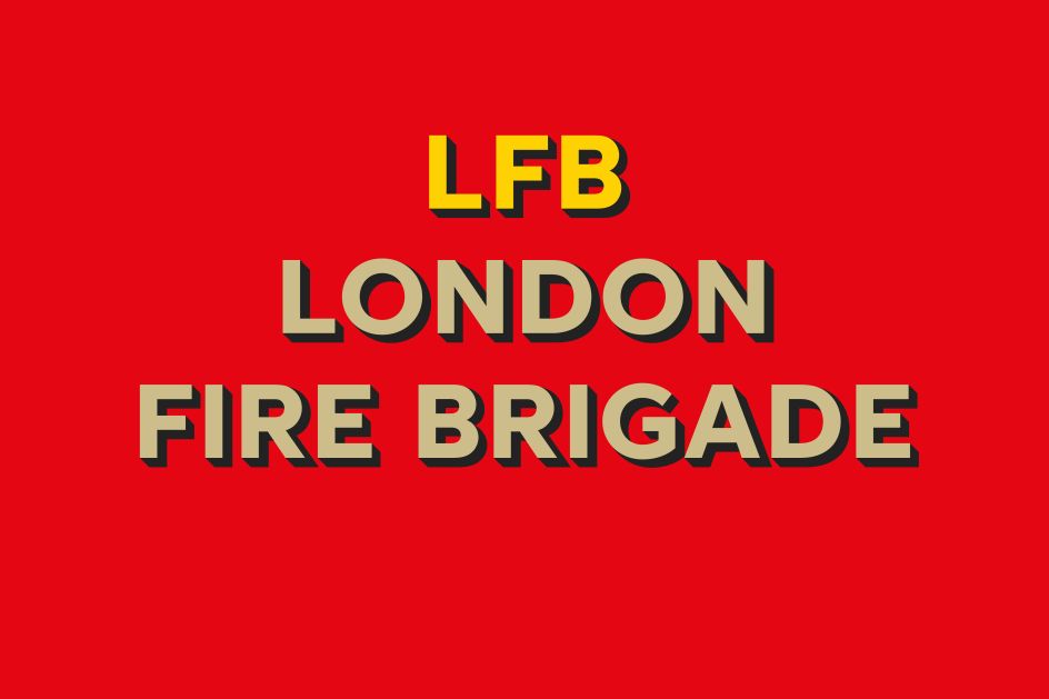 London Fire Brigade gets a new typeface that nods to the lettering of ...