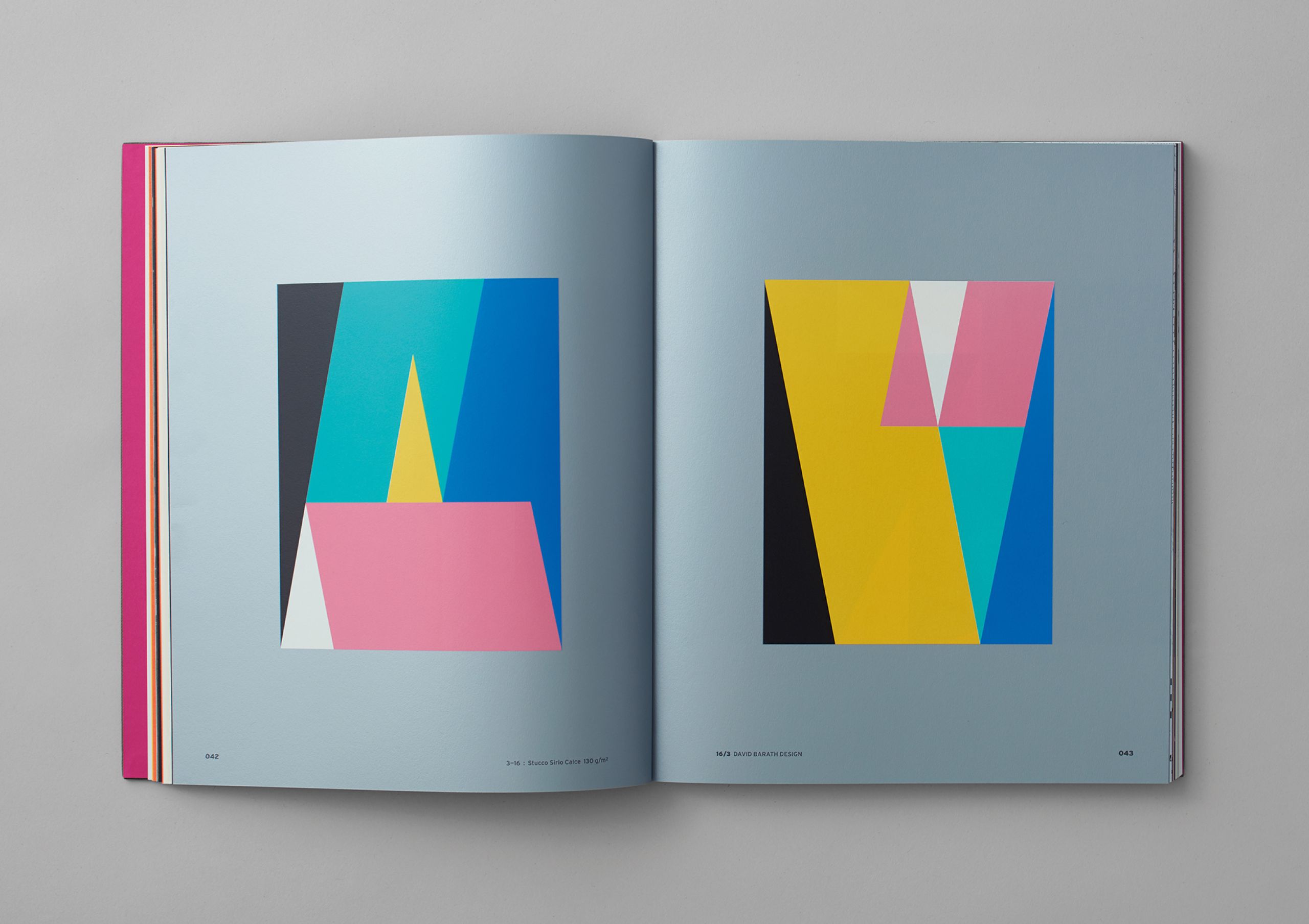 David Barath's striking, Bauhaus-esque designs for new Fedrigoni book ...