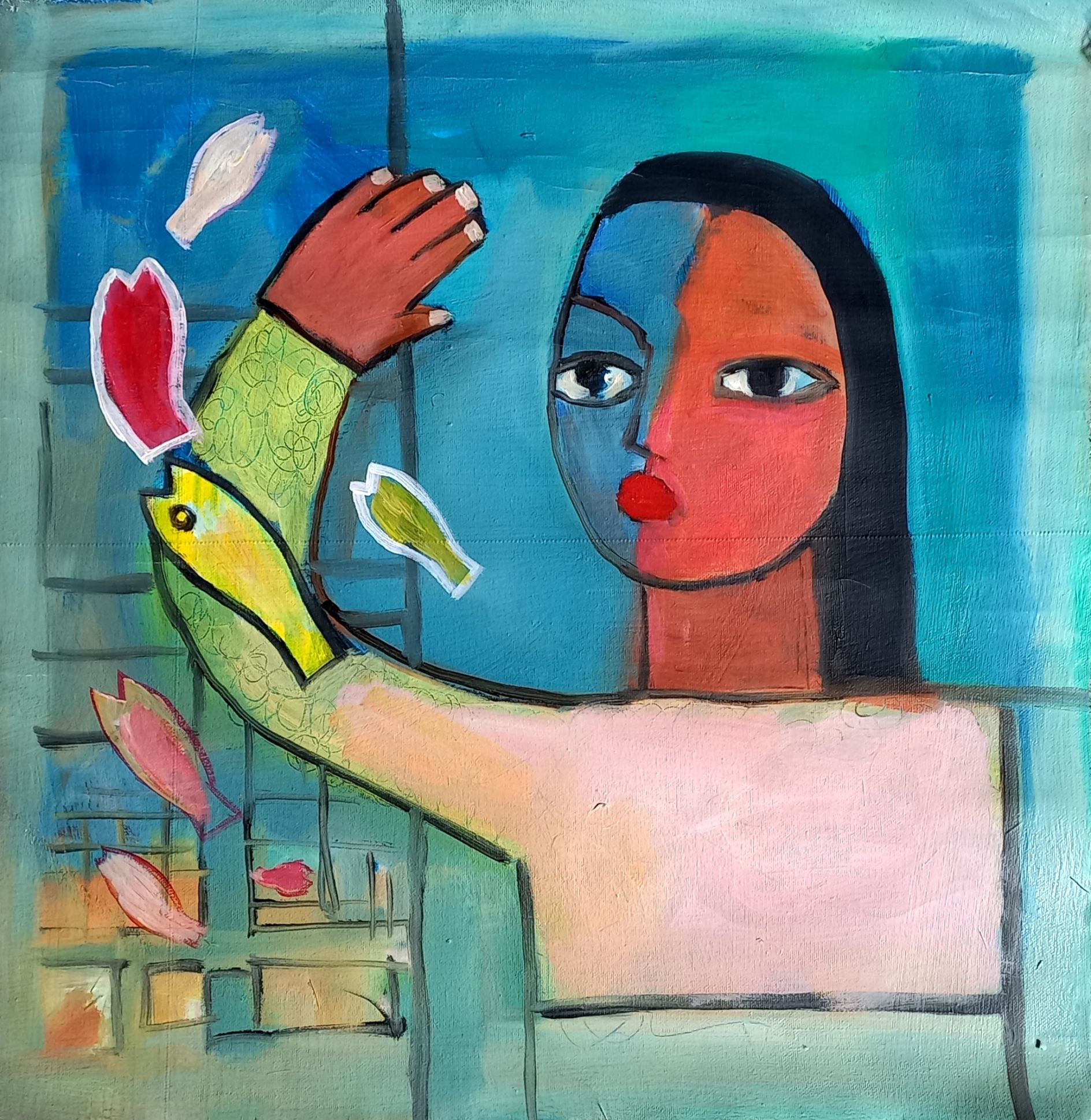 Alemayehu Regasa Wariyo's paintings capture the freedom and openness of ...