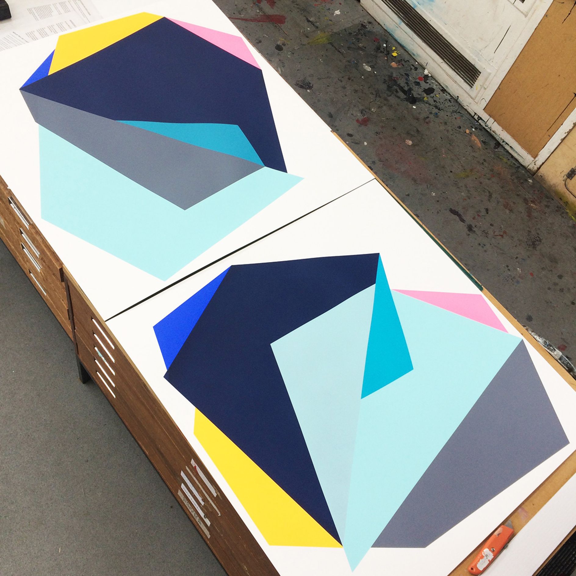 Luminous: Frea Buckler's screen printed explosion of colourful ...