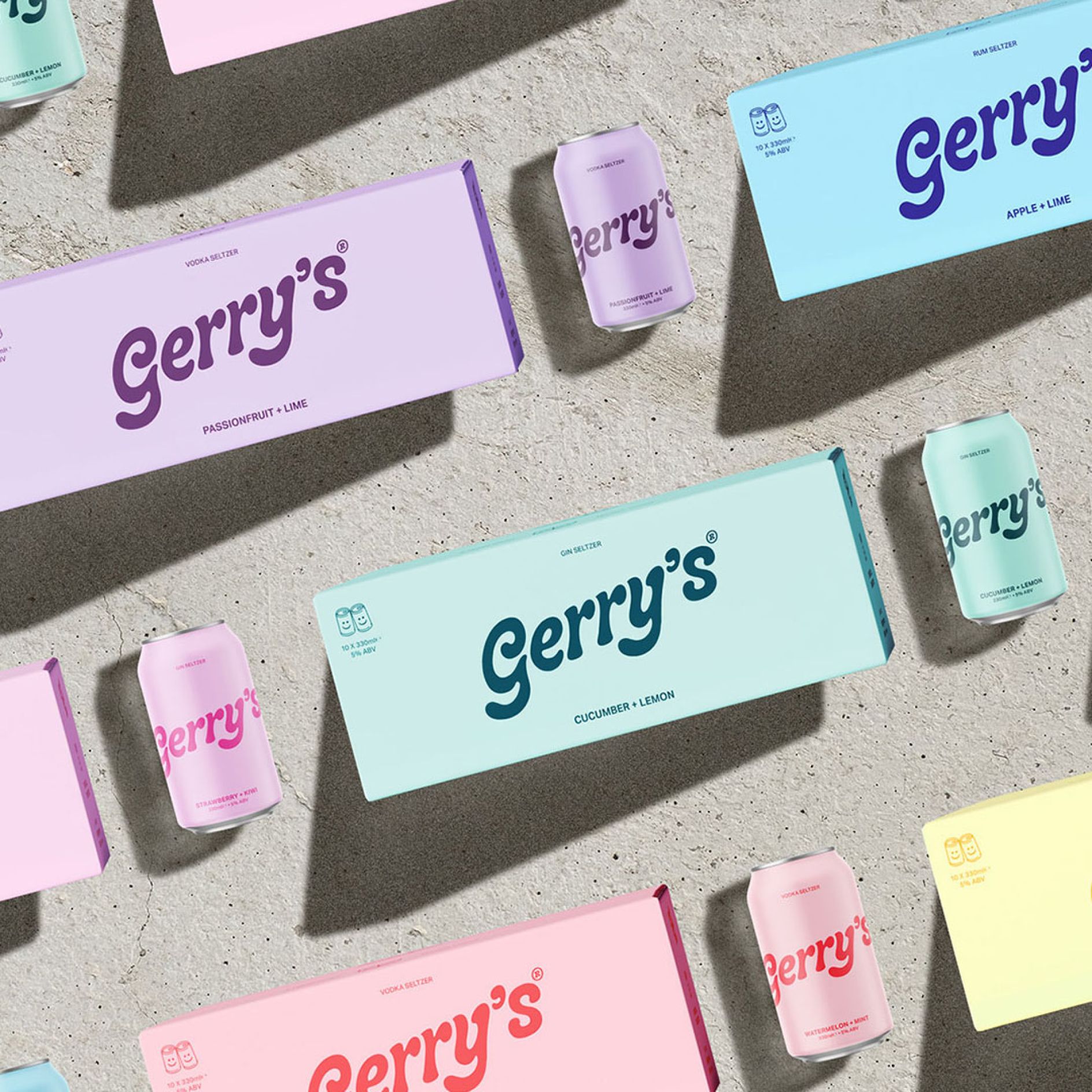 Freytag Anderson and Studio Chong create identity for Gerry's, a drink ...