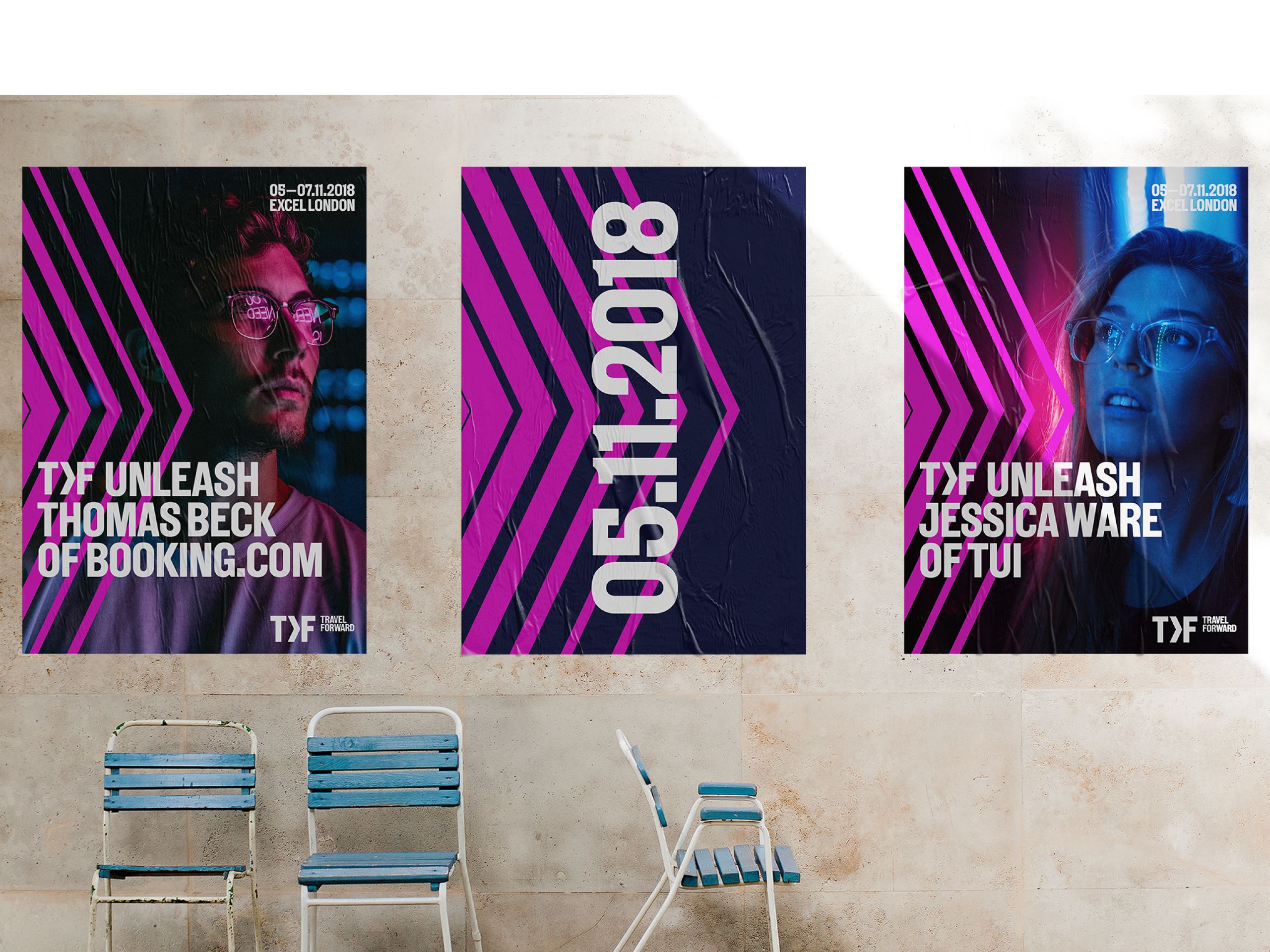 SomeOne's progressive brand identity for World Travel Market's Travel ...