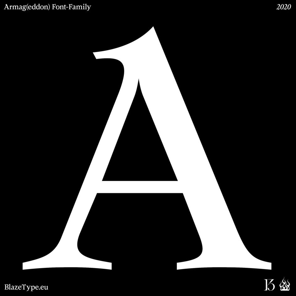 Meet Armag(eddon) – a Blaze Type font inspired by the end of the world ...