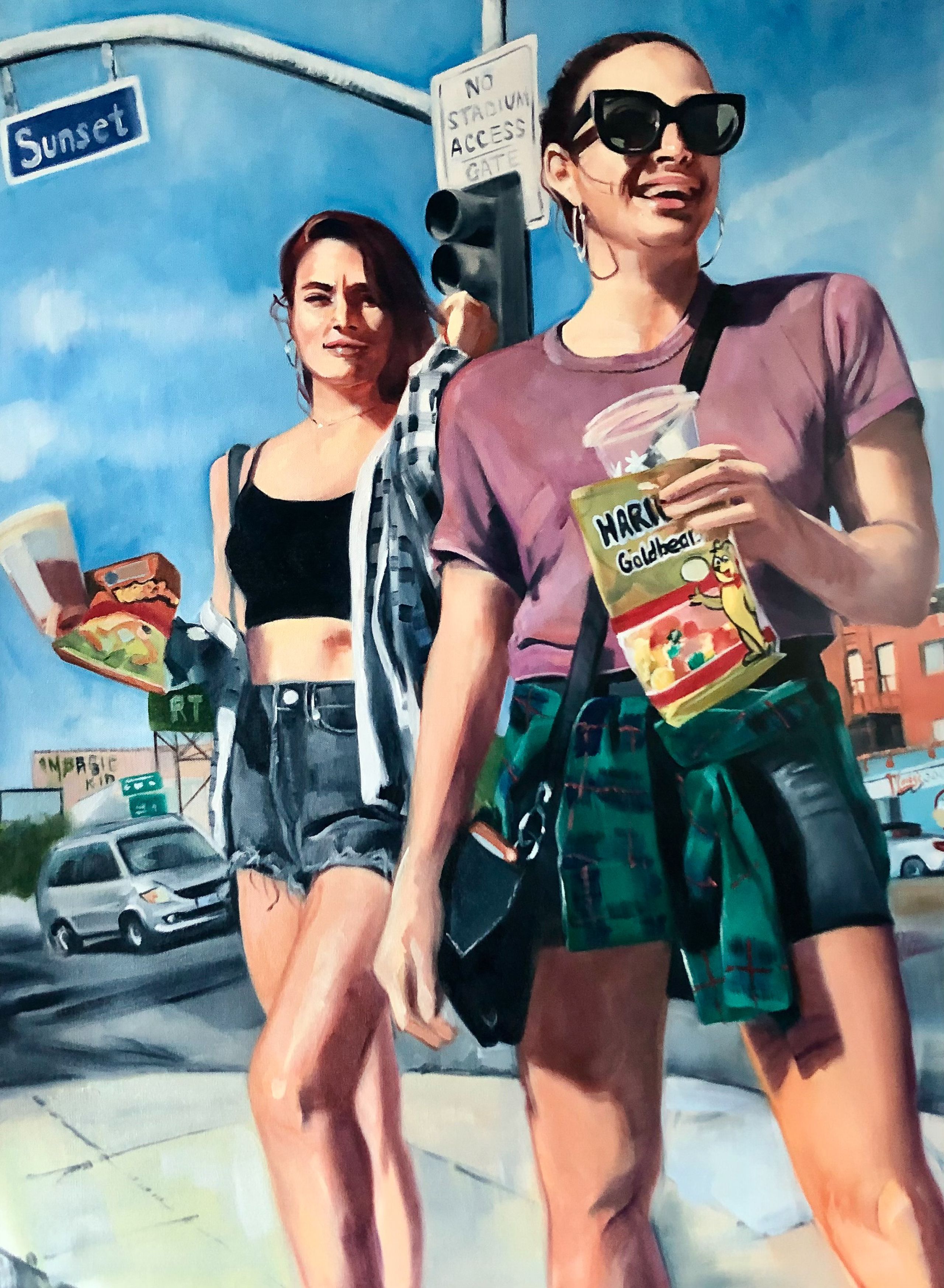 Phoebe Clemens's oil paintings of her LA friends are a love letter to ...