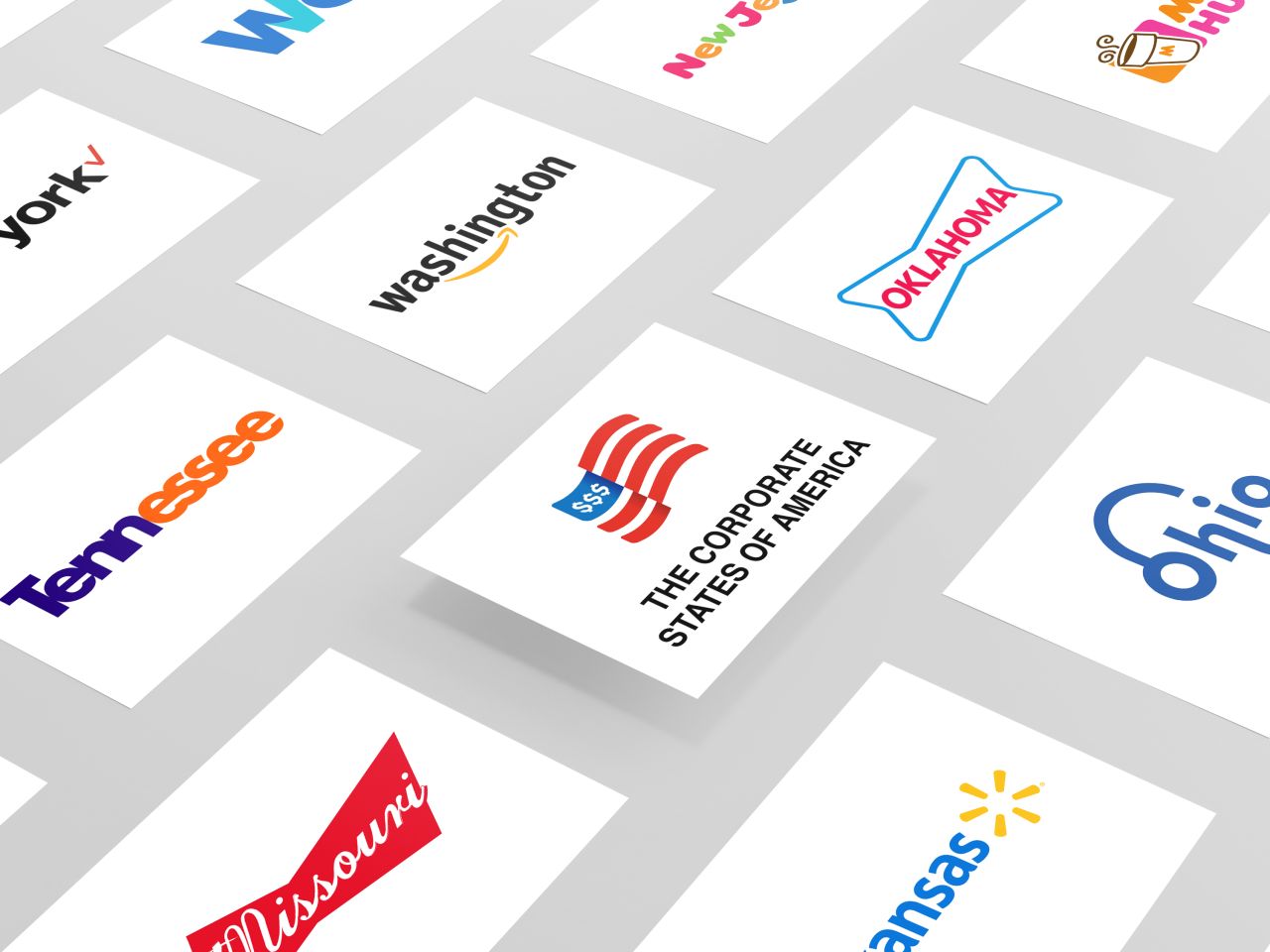 Keith Fleck brands all 50 states of America based on their biggest ...