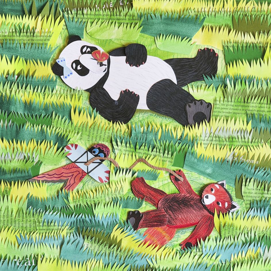 Shelley Hanmo's paper collage creations summon Asian folklore and her love of music | Creative Boom