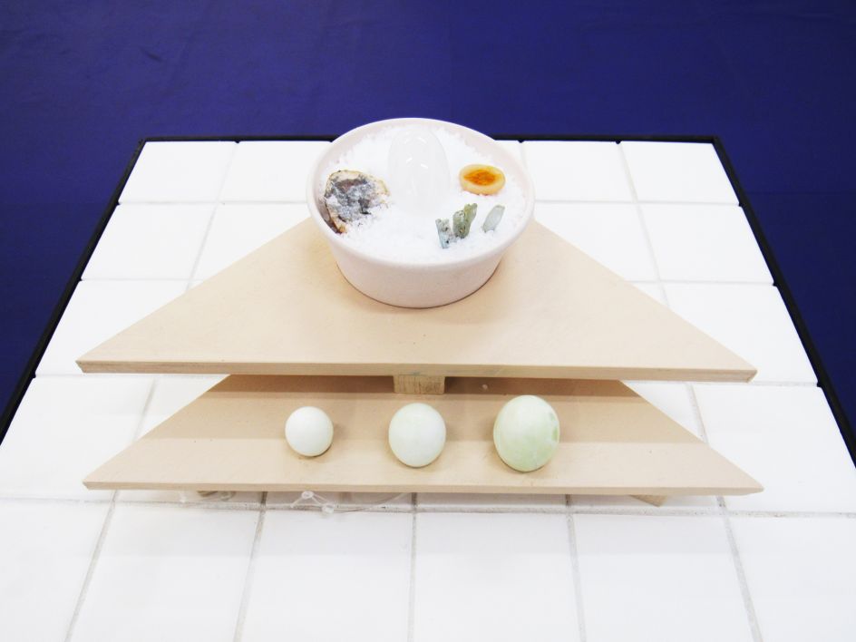 Alex Ebstein's Fad Bodies: Mixed media artworks inspired by yoga mats ...