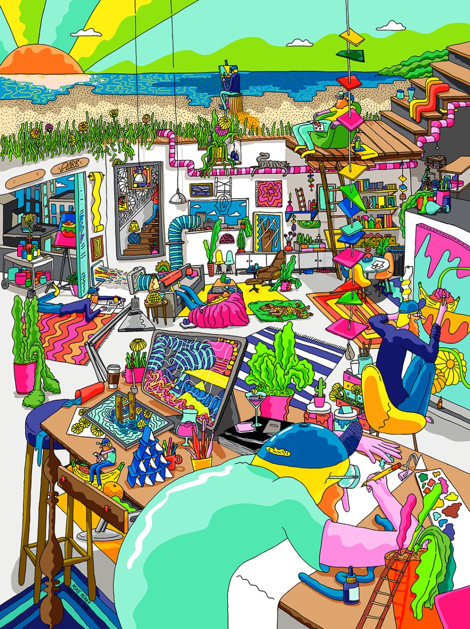 Mike Perry on the joys of graphic design, hustling and why it's always ...