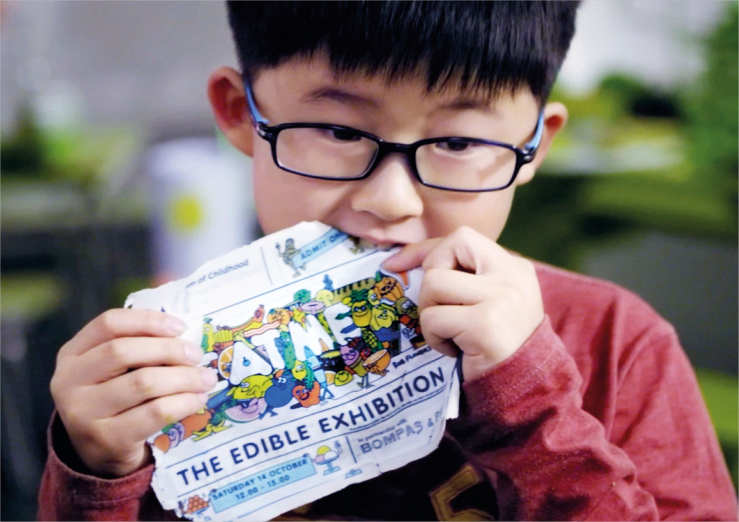 World's first edible exhibition with posters good enough to eat by Rob ...