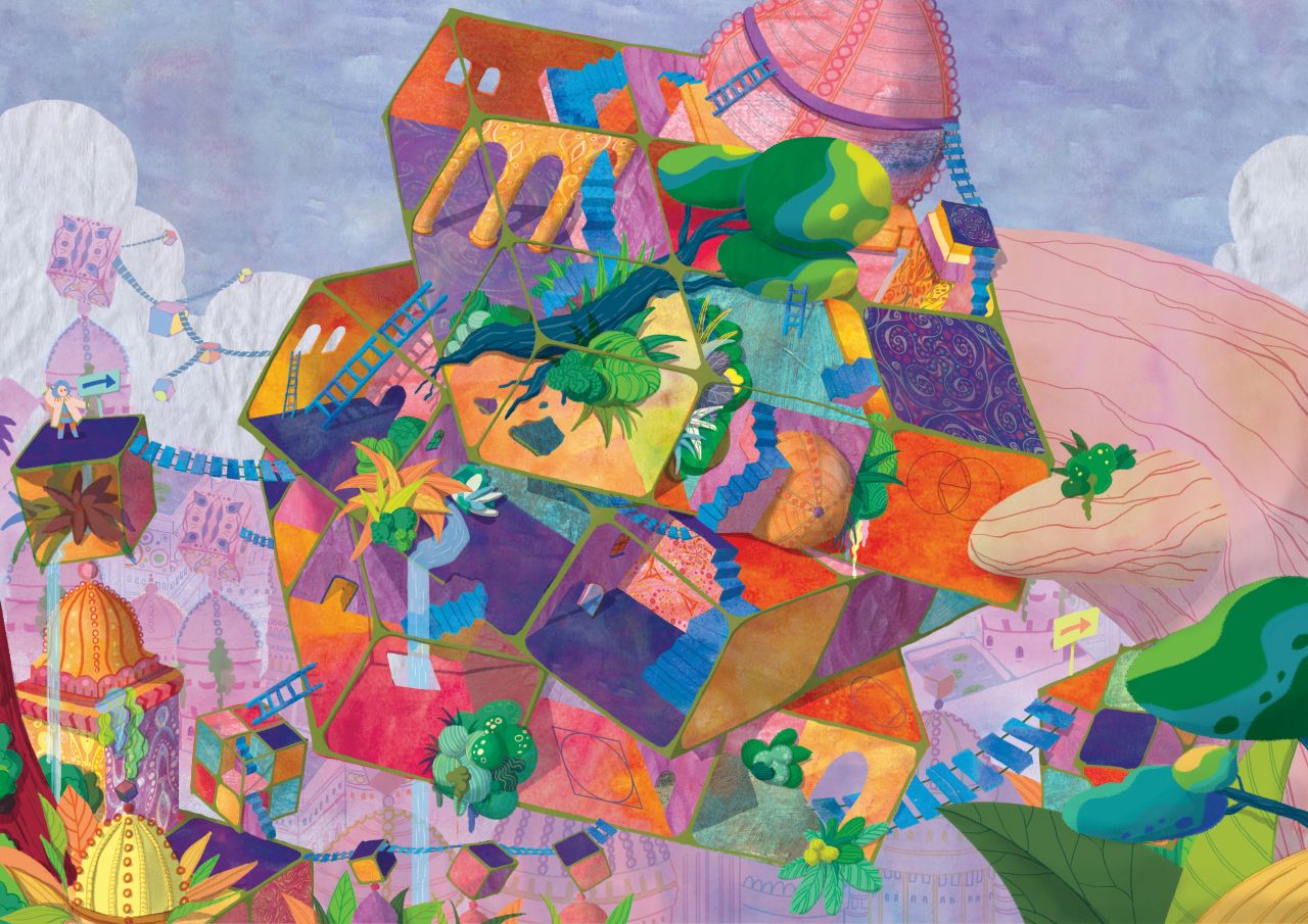 'Drawing is like therapy': illustrator Jun Zhou on creating delightfully satisfying puzzle ...