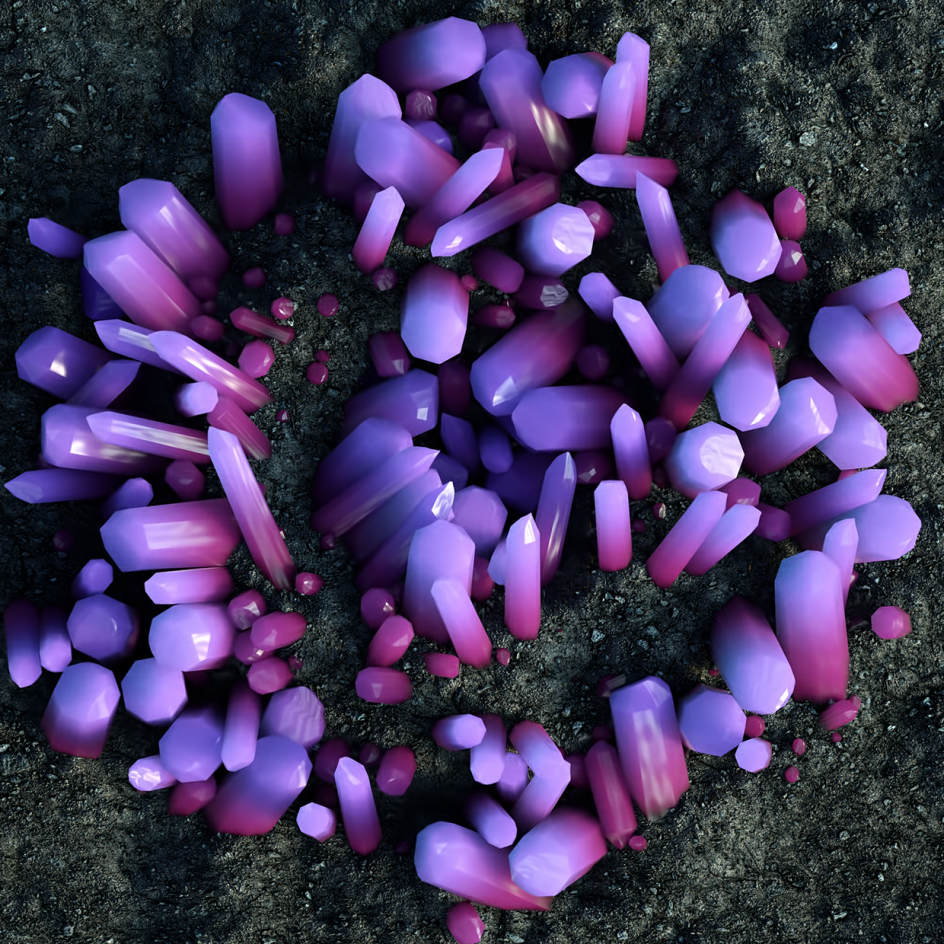 Alien flowers, plants and crystallised rocks imagined by digital artist ...