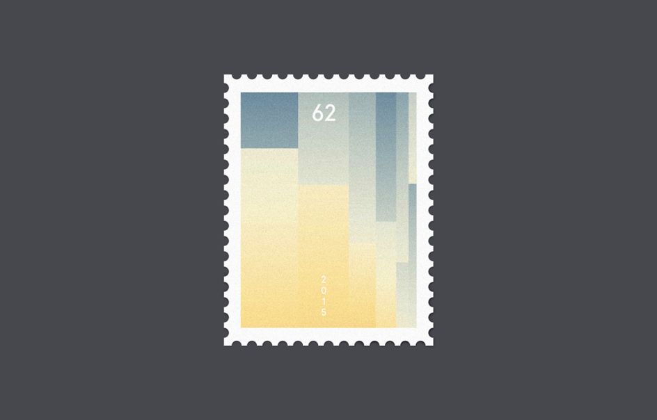 Designer creates series of geometric stamps inspired by the alphabet ...