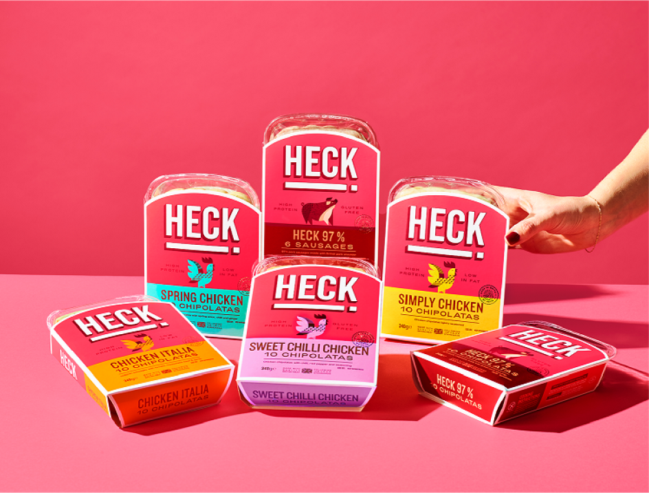 Elmwood gives healthy sausage brand HECK! a Gen Z makeover | Creative Boom