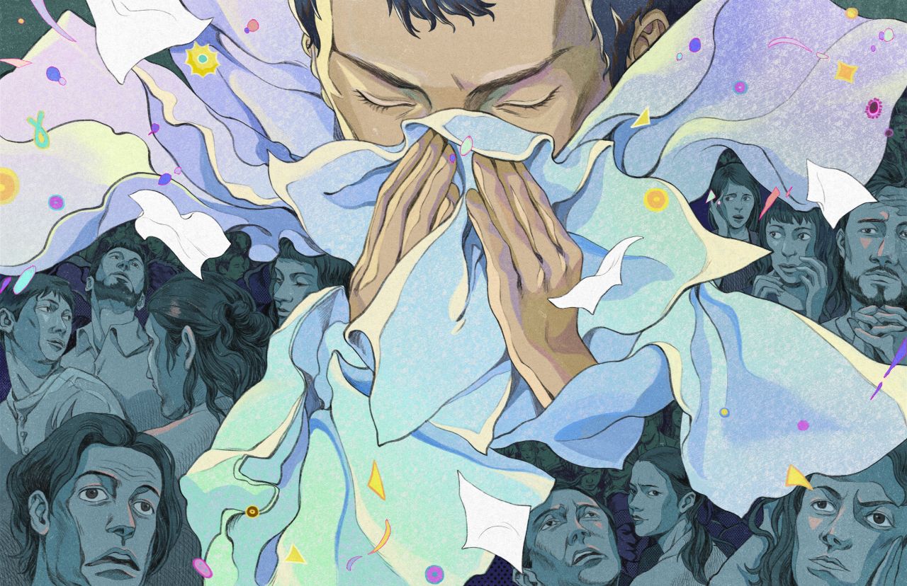 Weston Wei's imaginative illustrations explore the relationships between bodies and diseases ...