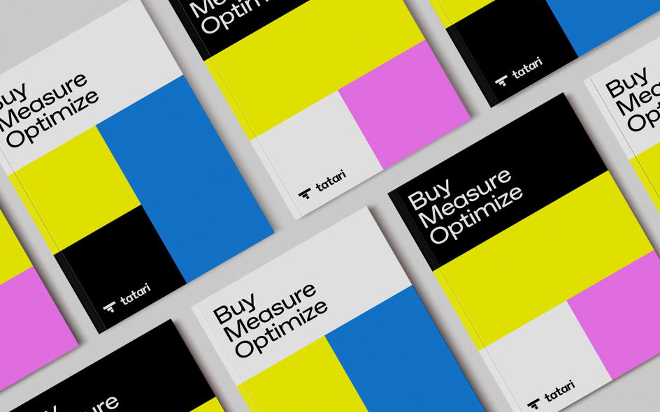 A LINE's new identity for Tatari takes its inspiration from TV elements ...