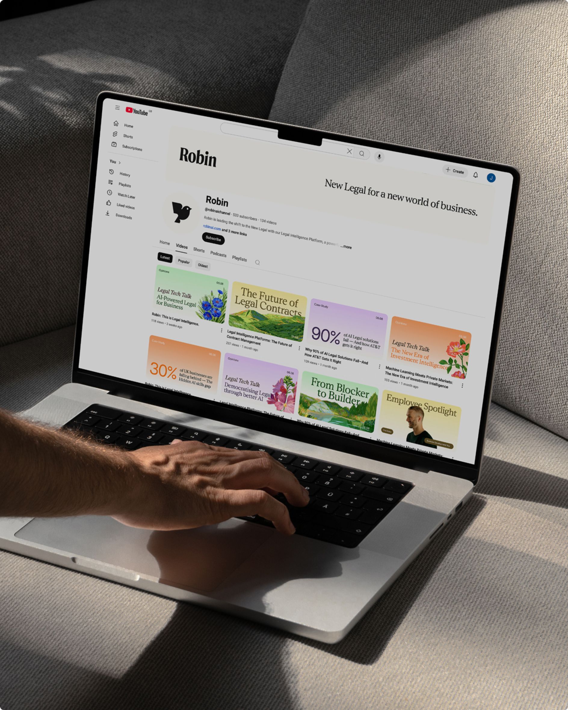 Otherway rebrands Robin AI with a warm, tactile identity that flips the ...