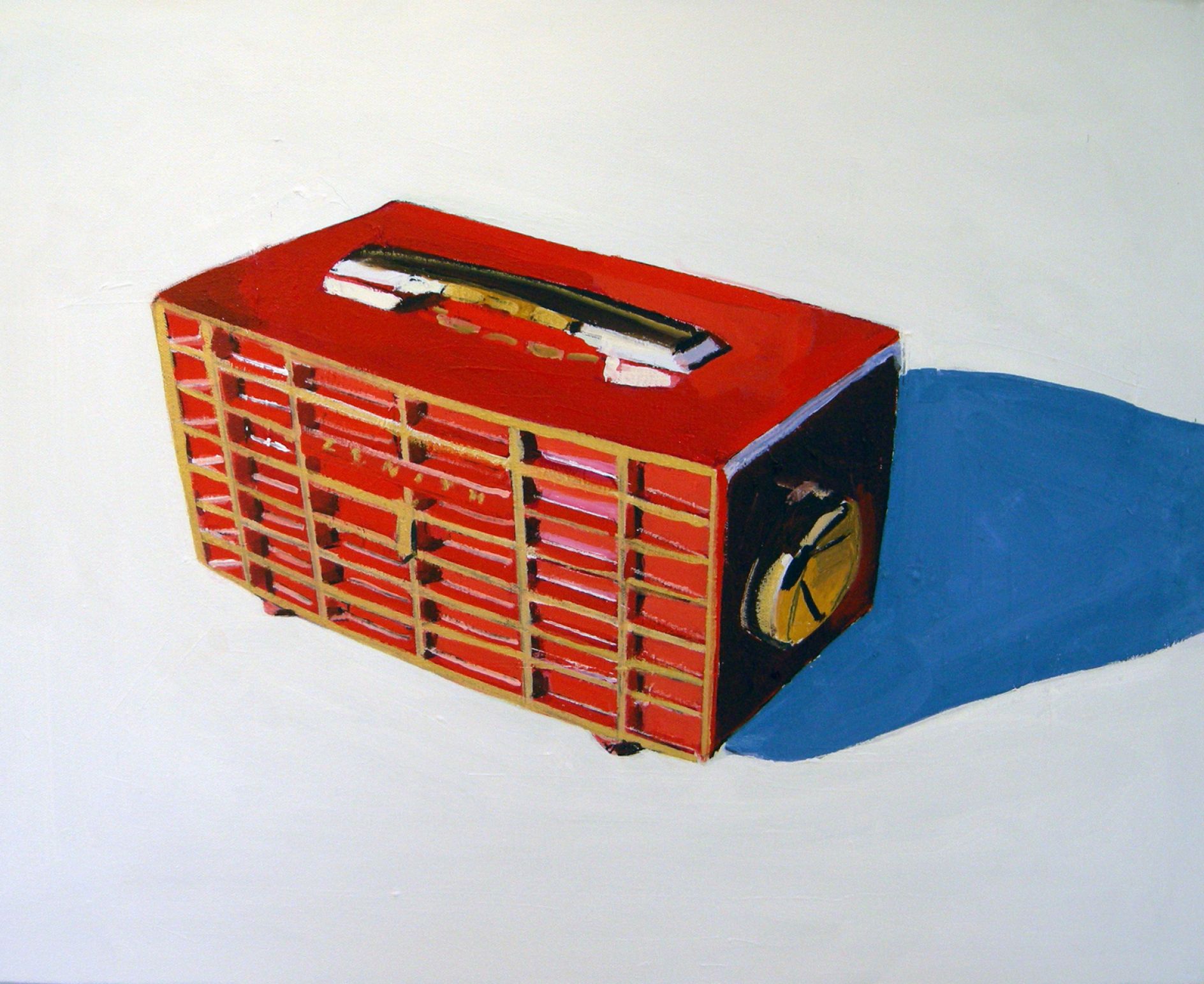 Contemporary paintings of everyday vintage objects from the 1950s, '60s ...