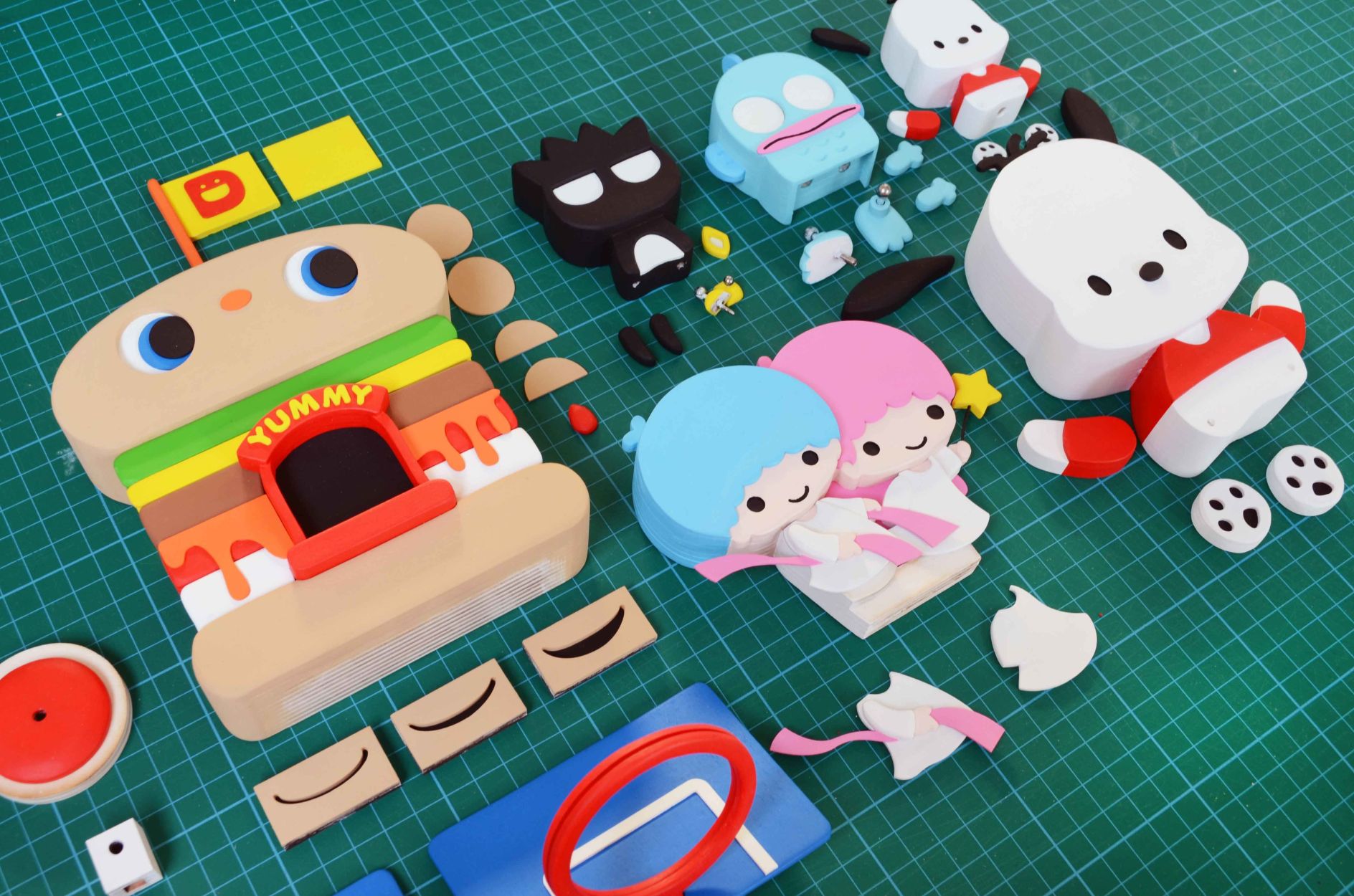 Cute wooden stop motion animation features Hello Kitty and friends ...