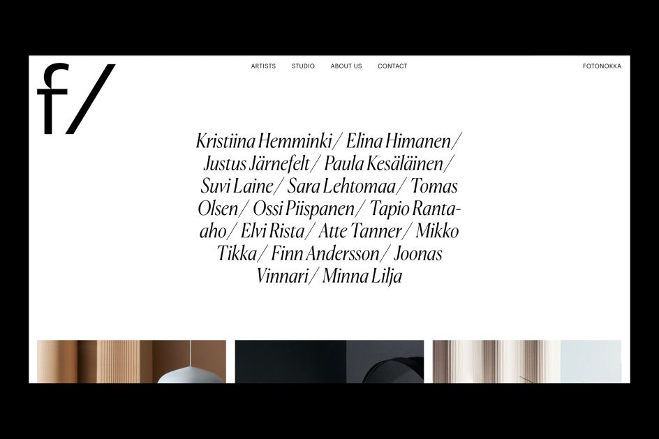 Sofia Pusa's brand refresh for a Finland photography agency is inspired by the crucial F-stop ...