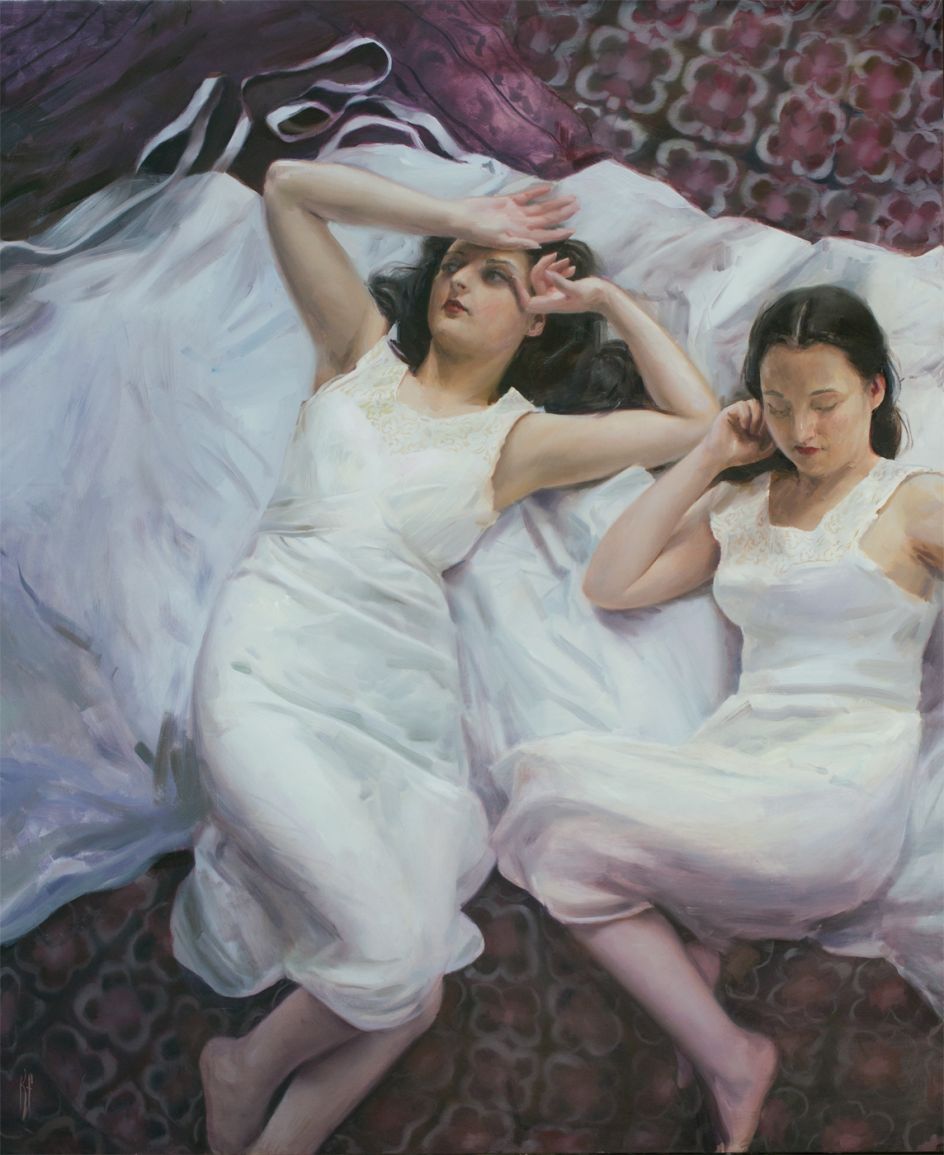 Figurative paintings by Korin Faught that mark the importance of family ...