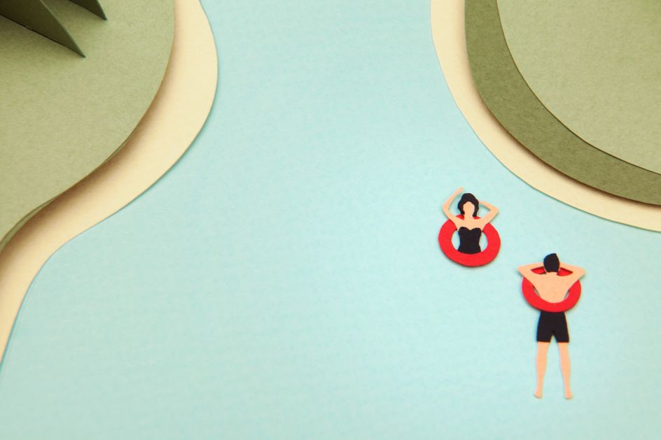 Thailand beach scene made of paper will help you cling on to the last ...