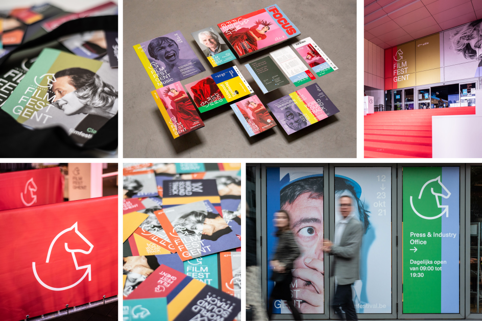 Film Fest Gent's animated rebrand contains a clever nod to the nature ...